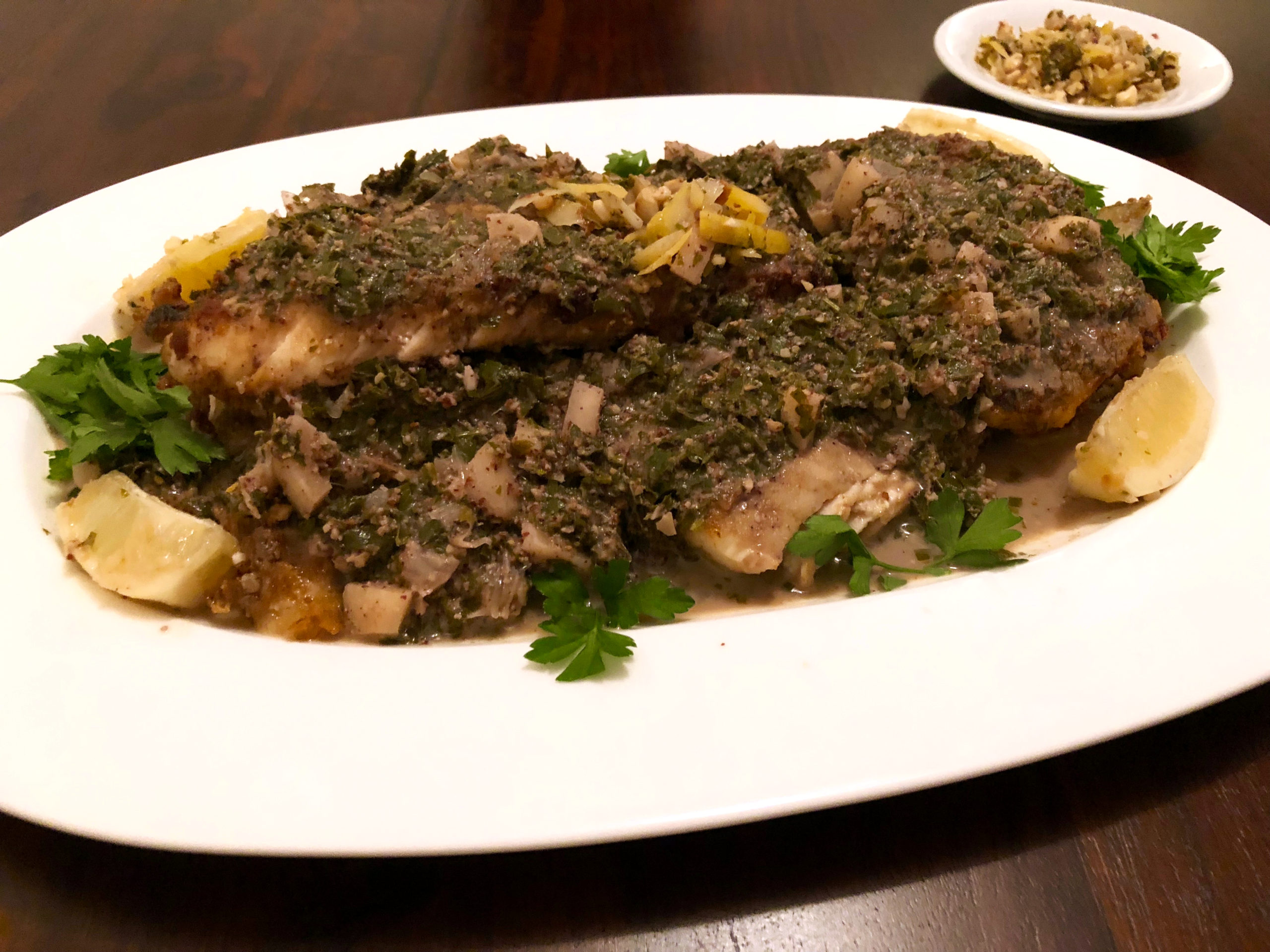 Fried fish with preserved lemon – Eat Like A Sultan